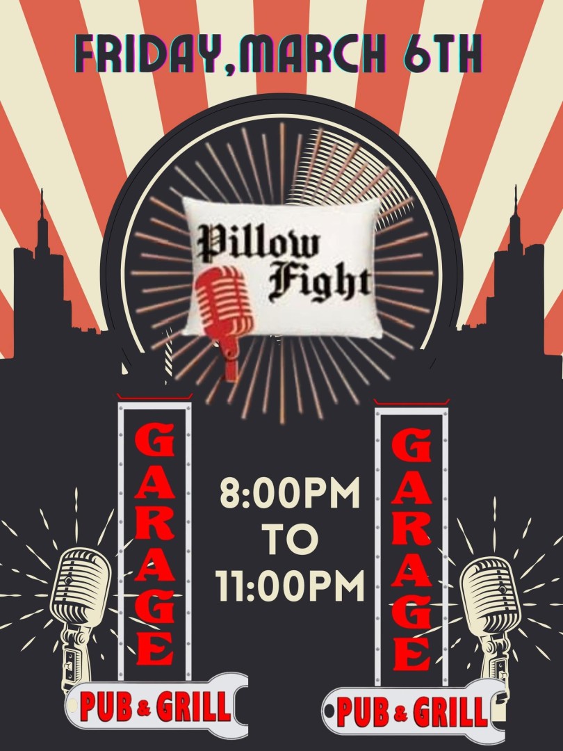 Pillow Fight at the Garage Pub & Grill | Visit Columbus Indiana